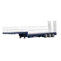 China Jost E100 3 Axle Lowbed Trailer Lowboy Semi Trailer 70t Load Capacity for sale