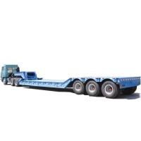 China Customization Steel Heavy Duty Low Bed Trailers Easy Transportation for sale