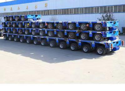 China 200ton Hydraulic Modular Trailer Lowbed Trailer For Smooth Load Handling for sale