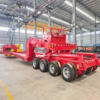 China Customized Axle Hydraulic Low Bed Trailer For Heavy Loads And Heavy Duty for sale