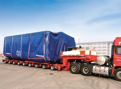 China Hydraulic Modular Semi Trailer For Wind Turbine Transport Heavy Transport for sale