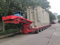 China Jost Kingpin Transport Hydraulic Semi Trailer Modular Flatbed Trailer For Heavy Duty for sale