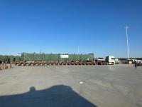 China Jost Kingpin Transport Hydraulic Semi Trailer Modular Flatbed Trailer For Heavy Duty for sale