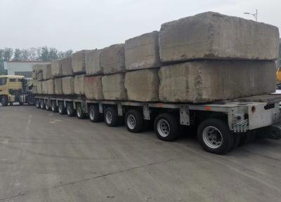 China Customized 200t Hydraulic Axle Modular Trailer With ABS Braking System for sale