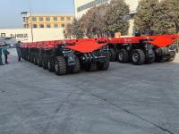 China Relay Valve Wabco Safe Lowbed Trailer For Large Equipment Hydraulic Axis Semi-Trailer for sale