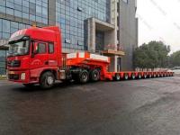 China 9 Line 18 Axle Hydraulic Steering Modular Trailer For Heavy Equipment Transport for sale