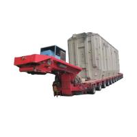 China 9 Line 18 Axle Hydraulic Steering Modular Trailer For Heavy Equipment Transport for sale