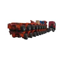 China 9 Line 18 Axle Hydraulic Steering Modular Trailer For Heavy Equipment Transport for sale