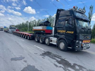 China 12 Axles 100-200 Tons Heavy Loading Hydraulic Trailer Goldhofer Modular Trailer for sale