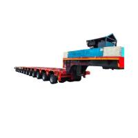 China 12 Axles 100-200 Tons Heavy Loading Hydraulic Trailer Goldhofer Modular Trailer for sale