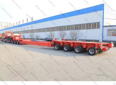 China 1310mm Wheel Base Customized Gooseneck Semi Trailer For Heavy Duty Cargo Transport for sale