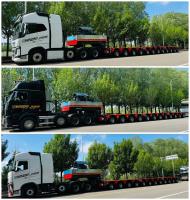 China Modular Semi Trailer With 200/250/300/500 Tons Payload And Heavy Mechanical Suspension for sale