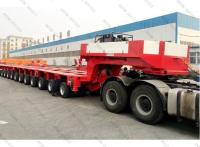 China Heavy Duty Large Scale Hydraulic Modular Trailer Heavy Loads Modular Transporter for sale
