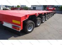 China Heavy Duty Large Scale Hydraulic Modular Trailer Heavy Loads Modular Transporter for sale