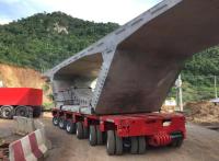 China Customized Multi Axle Hydraulic Modular Semi Trailers With Wabco Relay Valve for sale