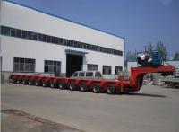China 300 Ton Heavy Equipment Trailer With Automatic Steering And Jost E100 Landing Gear for sale