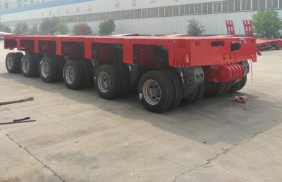 China Heavy Equipment Trailer 300 Ton Hydraulic Semi Trailer With Steel Structure for sale