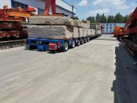China Heavy Equipment Trailer 300 Ton Hydraulic Semi Trailer With Steel Structure for sale