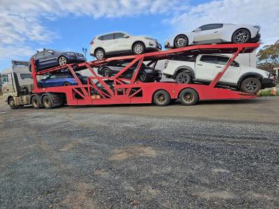 China Low Bed Car Carrier Trailer 53ft With 25T Payload For Car Transport for sale