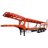 China Car Carrier Semi Trailer with 25T Maximum Payload 12 R22.5 Radial Tires and Tri-Axle 6-10 Car Trailer Design for sale