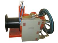 China Remote Air Controlled Pneumatic Winch with 100-1000m Drum Capacity for sale
