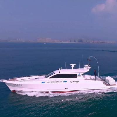 China 2025 Aluminum Alloy Luxury Yacht 17.18m with 3×600HP Engines and 12-Passenger Capacity for sale