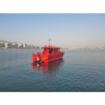 China 13m Offshore Aluminum Alloy Working Boat with 2×150kW Engines, 26 Knot Speed and 600L Fuel Capacity for sale