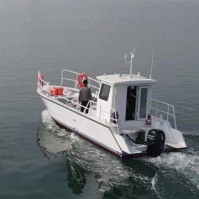 China 34 FT Aluminum Work Boat with 150HP Engine, 5.3T Capacity and 22kn Speed for Marine Operations for sale