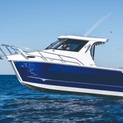 China 7.2m Aluminum Monohull Fishing Boat with 150-250HP Motor and 10-Person Capacity for Recreational Use for sale