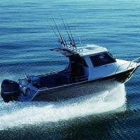 China 25ft Monohull Fishing Boat Model B with 7500mm Length, 400L Fuel Tank for Professional Fishing for sale