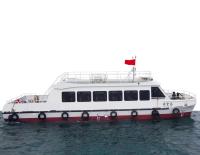 China 19m Aluminum Luxury Passenger Catamaran Yacht with 49 Passenger Capacity and Double Engine Propulsion System for sale