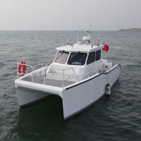 China 9.8m Aluminum Catamaran with 150HP Twin Engines and 25kn Max Speed - Customizable Design for sale