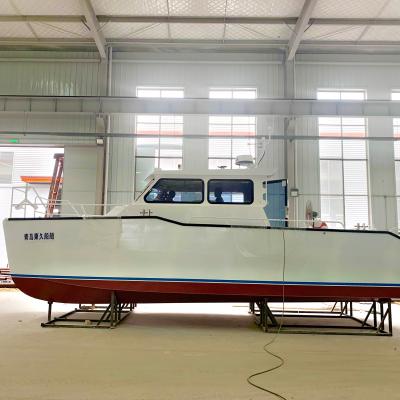 China CE Certified 32ft Aluminum Speed Boat with Dual 150HP Engines for Fishing and Transport for sale