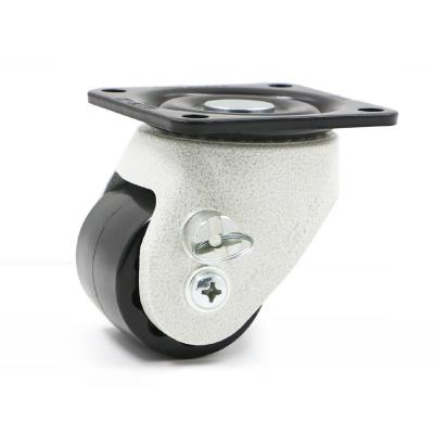 China Low Profile Industrial 60mm Outdoor Caster Wheels With Brake  540kg for sale