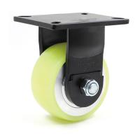 China Heavy Duty 2000kg S45C Polyurethane Swivel Casters For Mechanical Equipment for sale