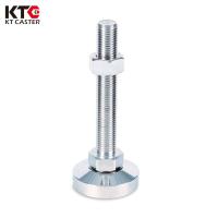 China Automatic facilities 127mm metal Adjustable Leveling Foot Vernickeln Treatment for sale