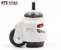 China Aluminum Alloy 1.5 Inch 42mm Heavy Duty Machine Casters 120KG for sale
