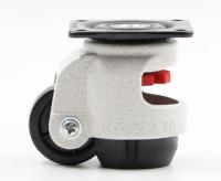 China Horizontal Adjustment 50mm Heavy Duty Leveling Casters 170kg With Leveling Foot for sale