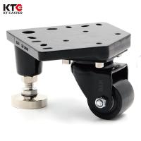 China PCB Equipment Fixed 63MM Locking Swivel Casters 600kg Aging Resistance for sale
