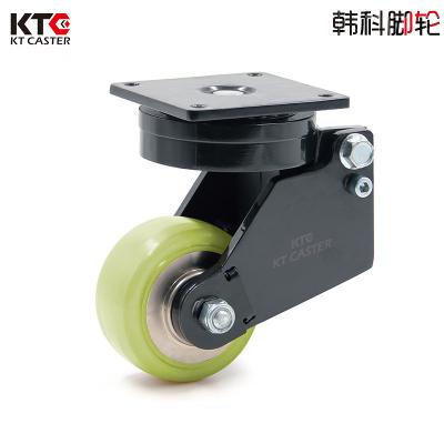 China Industrial AGV 4 Inch Polyurethane Wheels 400kg High Temperature Resistant for sale