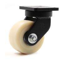 China Precision  Mc Nylon 2 Ton Caster Wheels , 100mm Castors Heavy Duty 4 for sale