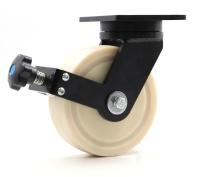 China 2400kg 8 Inch Heavy Duty Swivel Casters Hospital Bed Castors for sale