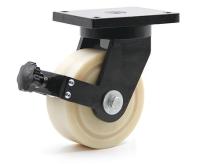 China Rigid Flange Plate 2 Ton Caster Wheels 4000kg 12 Inch Swivel Caster Wheels for sale