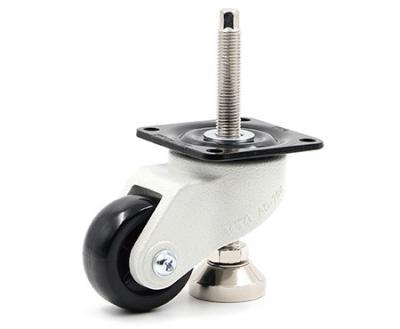 China 72mm Nylon Adjustable Leveling Plate Casters 600kg For Automation Equipment for sale