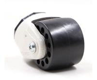 China Steel 45 Body Low Gravity 5 Inch Heavy Duty Swivel Casters 540kg for sale