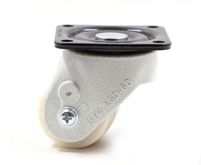 China Cold Rolled Riveting Locking Swivel Casters Nylon6 For Semiconductor Equipment for sale