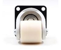 China Mc Nylon 55mm Industrial Swivel Casters Flange Type Low Profile for sale