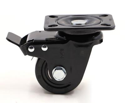 China Cast Iron 63mm Heavy Duty Swivel Wheels / Lockable Swivel Casters for sale