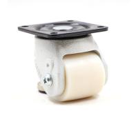 China Flange Brake 670kg Polyurethane Castor Wheels 3 Inch Heavy Duty Casters for sale