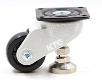 China Light Duty 55MM 800kg Adjustable Height Swivel Casters for Conveyor belt for sale